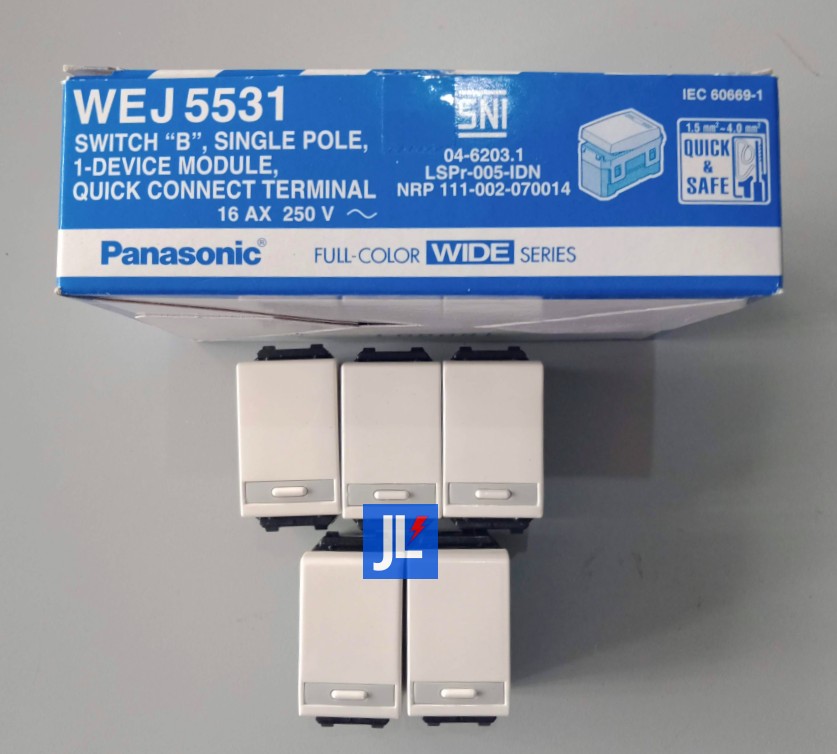 Mata Saklar Kecil WEJ5531 Panasonic Putih | JagoanListrik.com