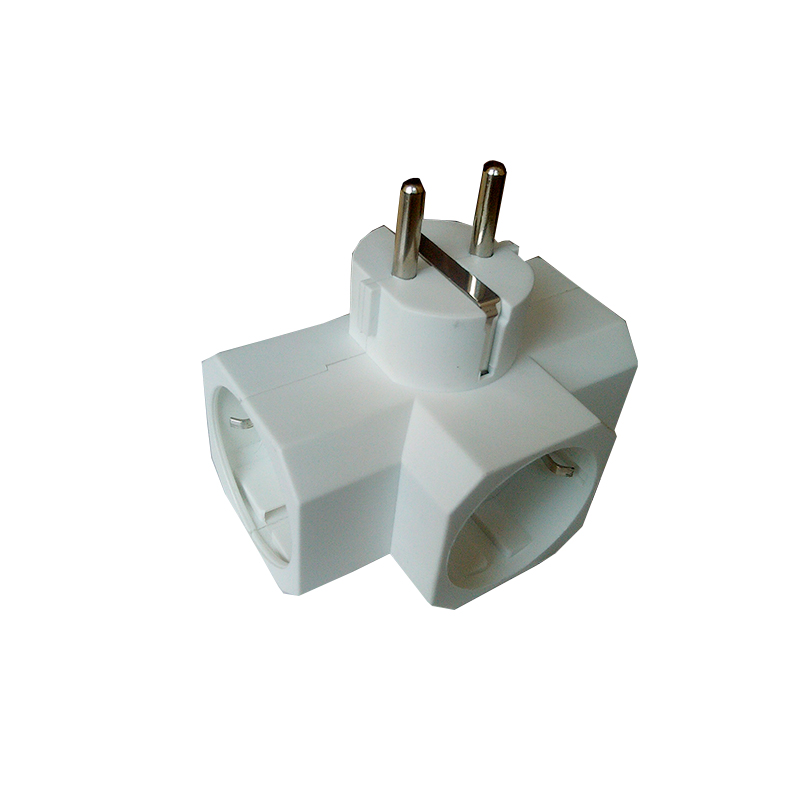 Steker T-Arde Persegi White (13830-55) BROCO | JagoanListrik.com