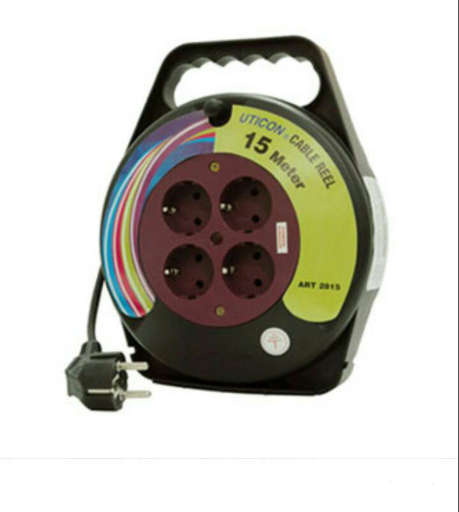 Kabel Roll 15 Mtr (Dengan Arde) (CR-2815) UTICON | JagoanListrik.com